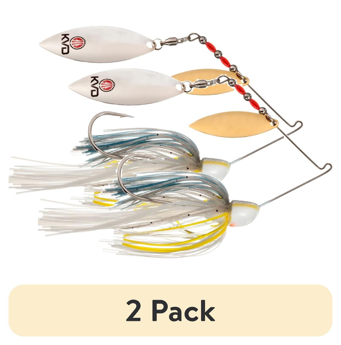 (2 pack) Strike King Finesse KVD 1/2 oz Spinnerbait Lure Sexy Shad ...