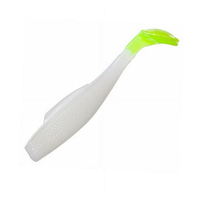 Strike King Glass Minnow 4'' Glow Chartreuse Tail 5pk - Walmart.com