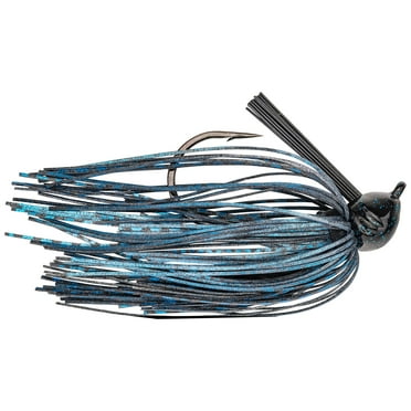 Strike King Pro-Model Jig 3/8oz Black Blue Bass Jig - Walmart.com