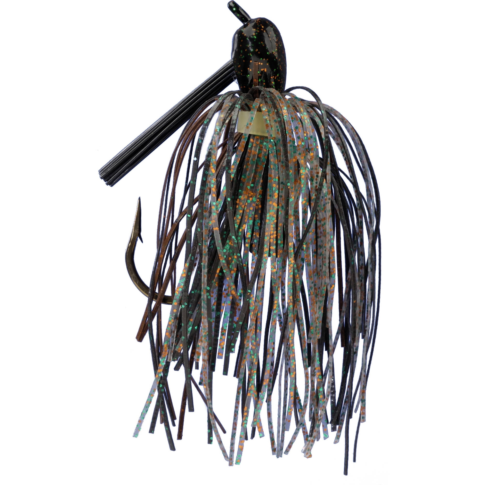 Strike King Pro-Model Jig 1/4oz Camoflage Bass Jig - Hook - Walmart.com