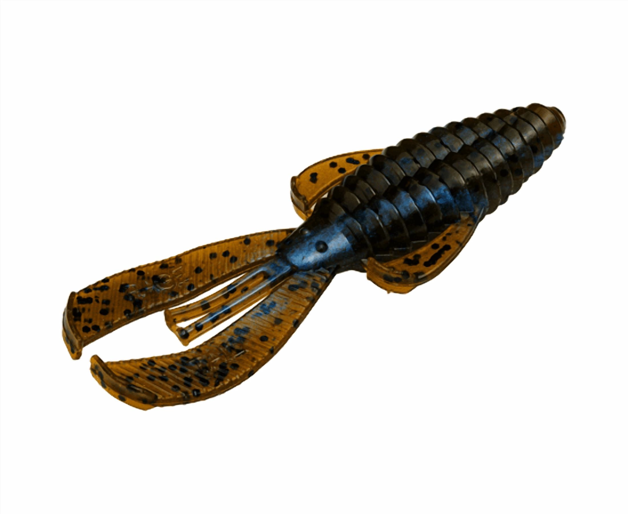 Strike King Rage Baby Bug 3" Blue Craw Soft Bait Lure - Walmart.com