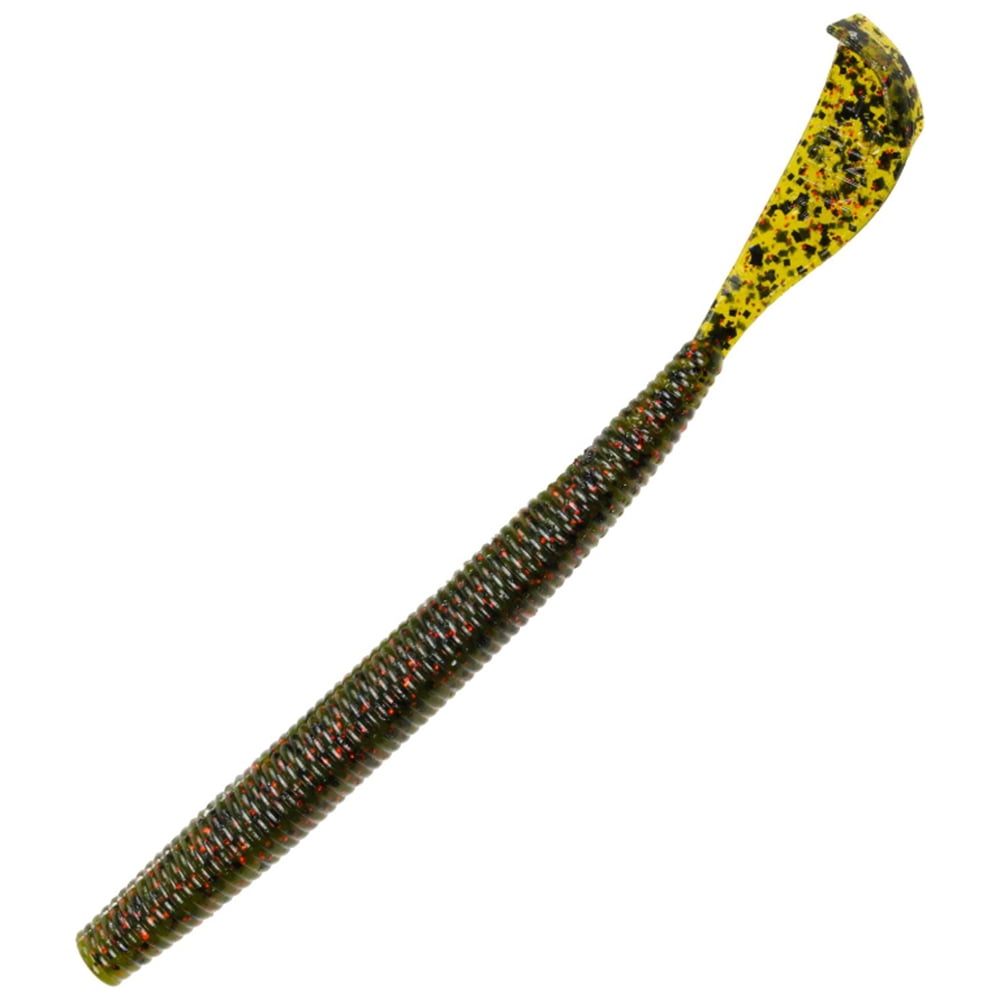 Strike King Rage Cut-R Worm - Watermelon Red Flake - Walmart.com