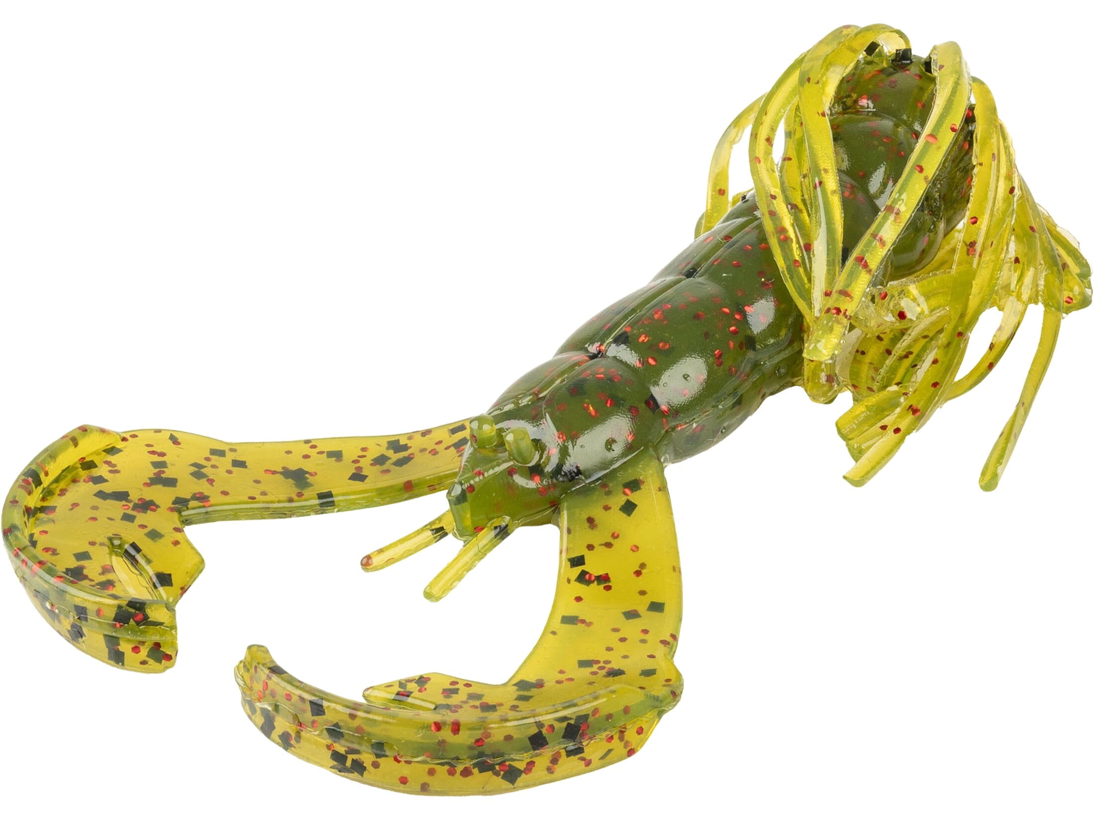 Strike King Rage Luau Craw 4" Watermelon Seed with Red Flake - Walmart.com