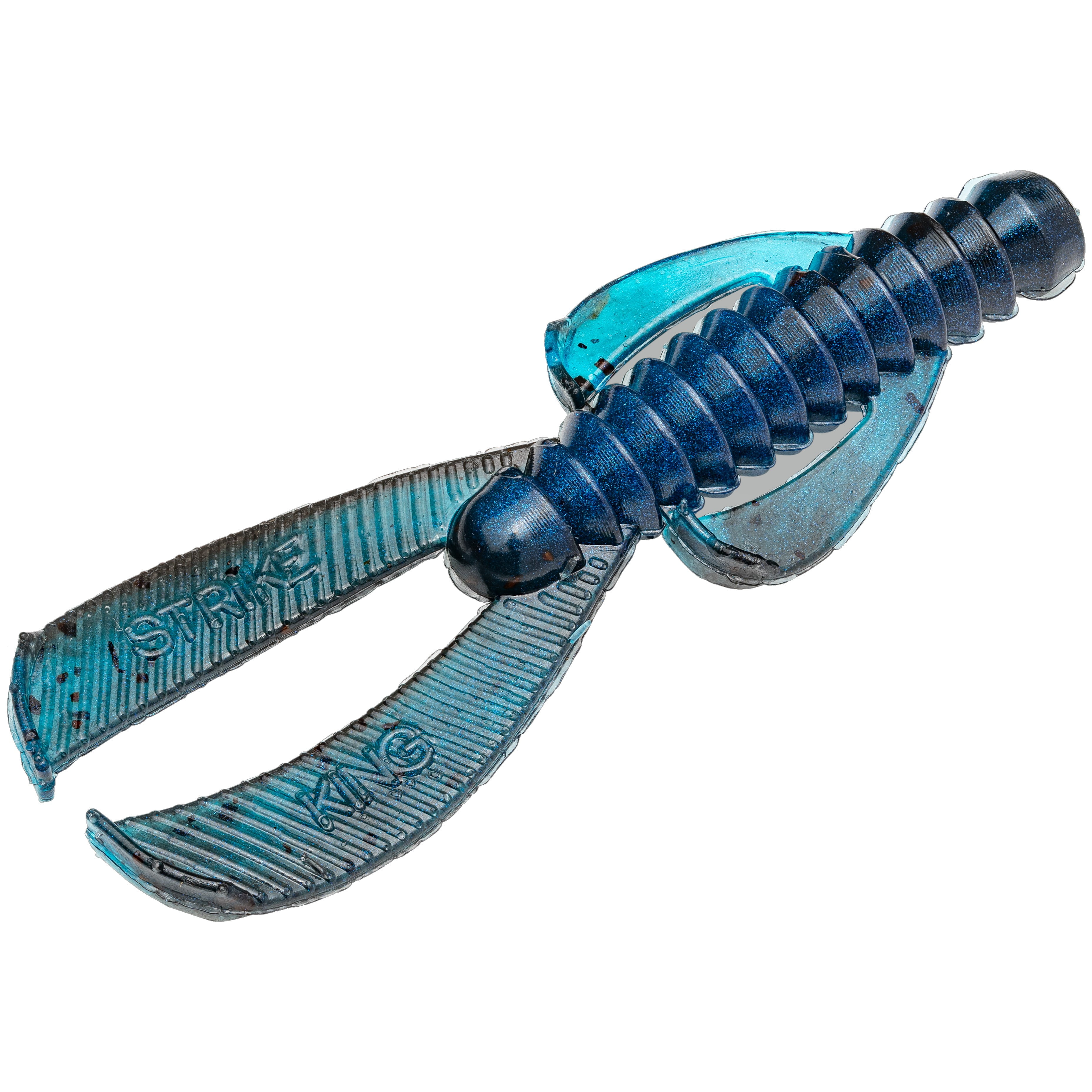 Strike King Rage Ned Bug Blue Swirl Soft Bait Lure for Bass Fishing ...