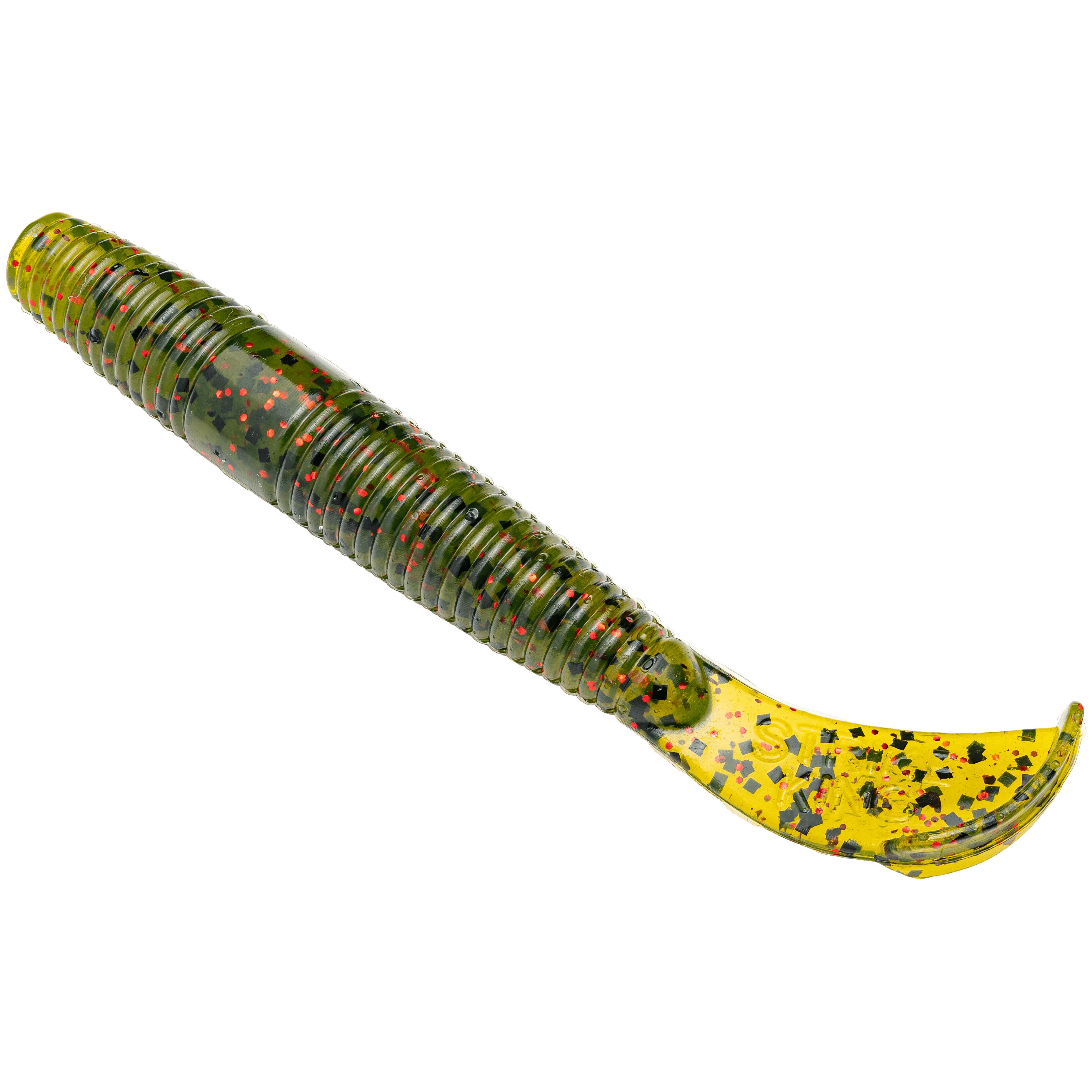 Strike King Rage Ned Cut-R Worm Watermelon Flake Soft Bait Lure ...