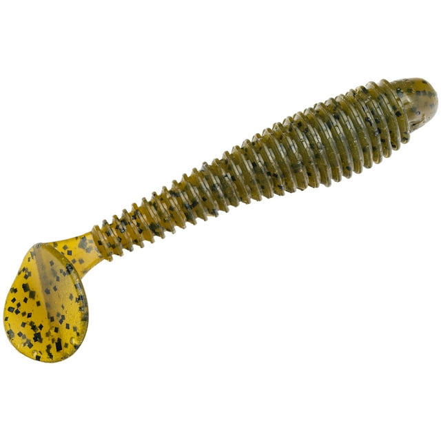 Strike King Rage Swimmer 3 1/4" Green Pumpkin Soft Bait Lure - Walmart.com