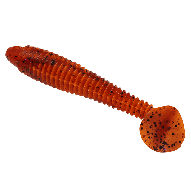 Strike King Rage Swimmer 3.25in Soft Bait Fishing Lure Fire Craw ...