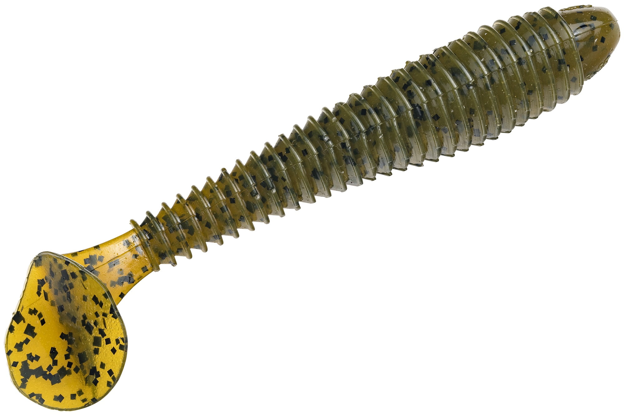 Strike King Rage Swimmer 3 3/4" Green Pumpkin Soft Bait Lure - Walmart.com