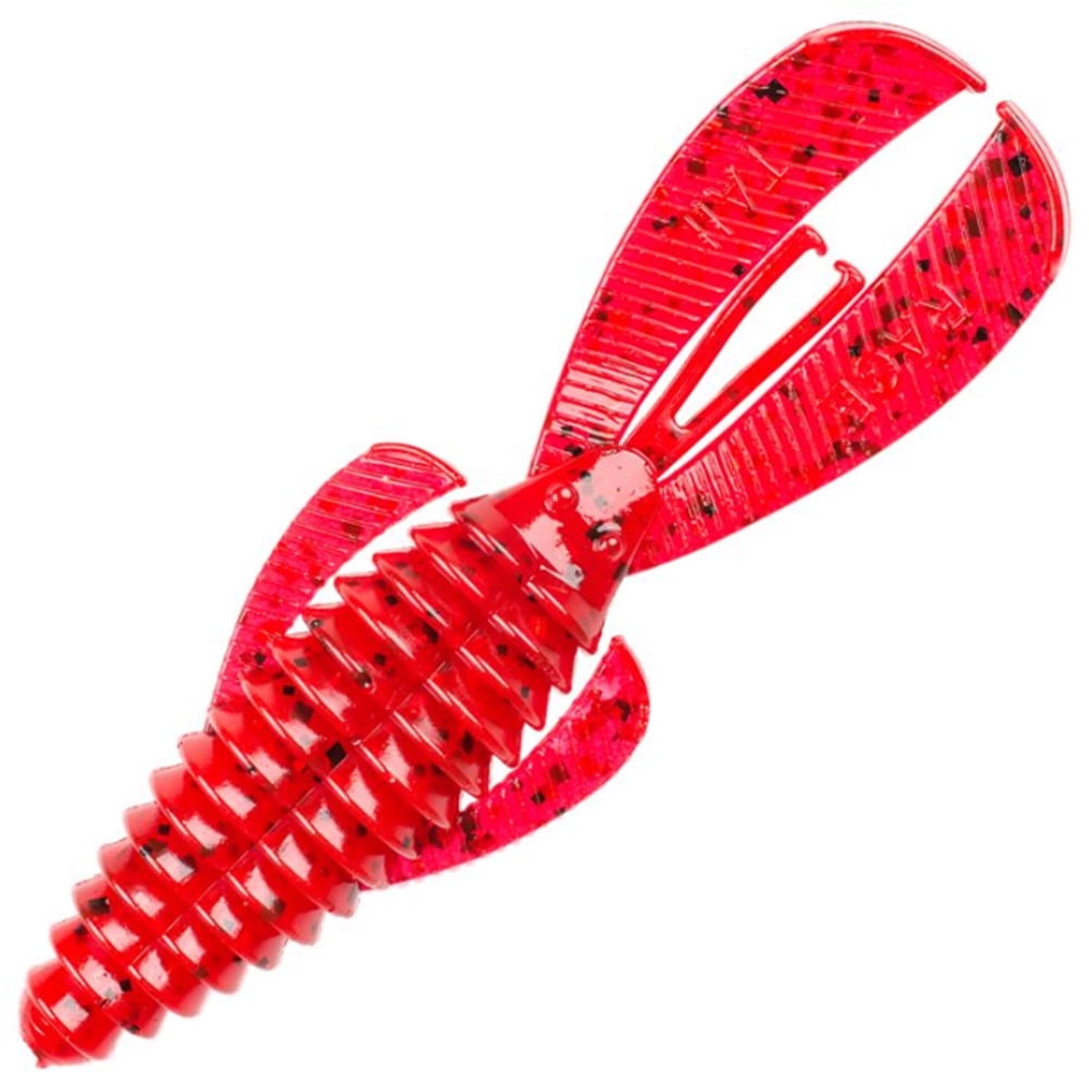 Strike King Rage Tail DB Bug Delta Red - Walmart.com