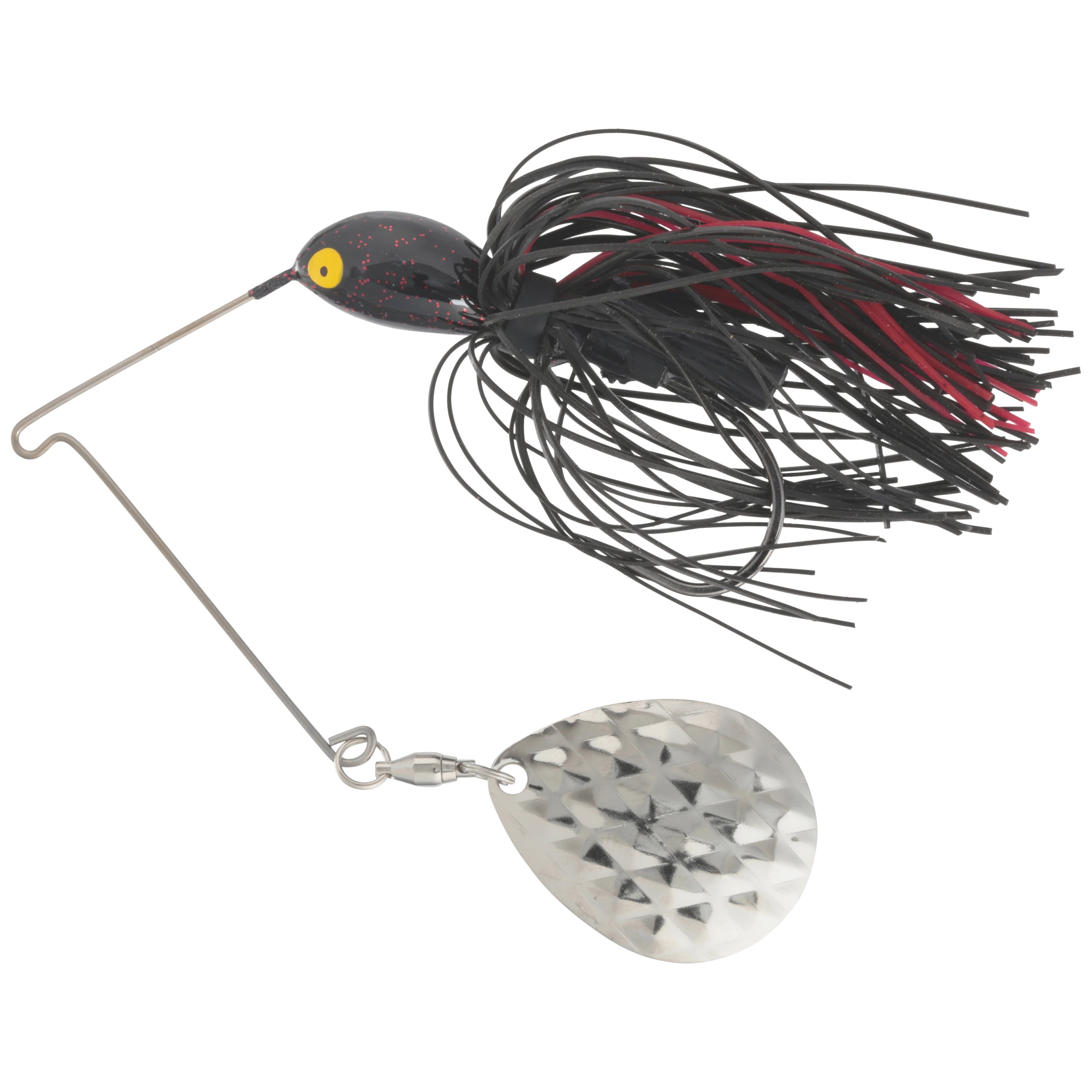Strike King Ratlin Midnight Special 7/16oz Spinnerbait Lure Black/Red ...