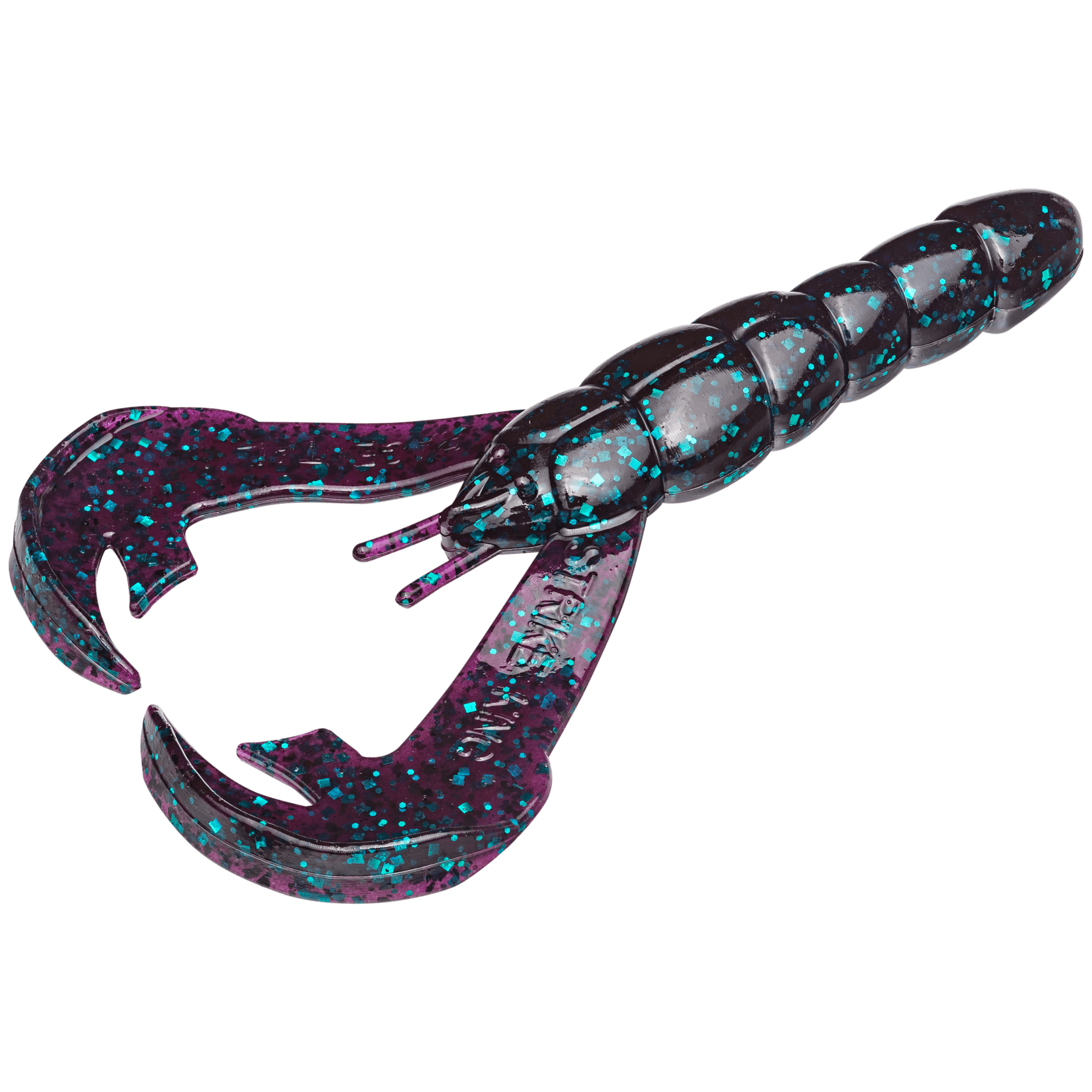 Strike King Rattlin' Rage Craw 4in Soft Bait Fishing Lure Junebug with ...