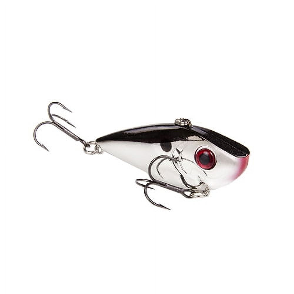 Strike King Red Eye Shad 1/2oz Chrome Black Hard Bait Lure - Walmart.com