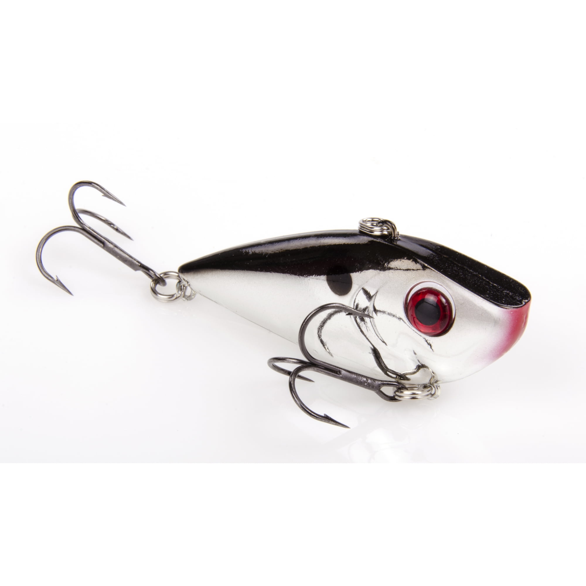 Strike King Red Eye Shad 1/2oz Chrome Black Hard Bait Lure - Walmart.com