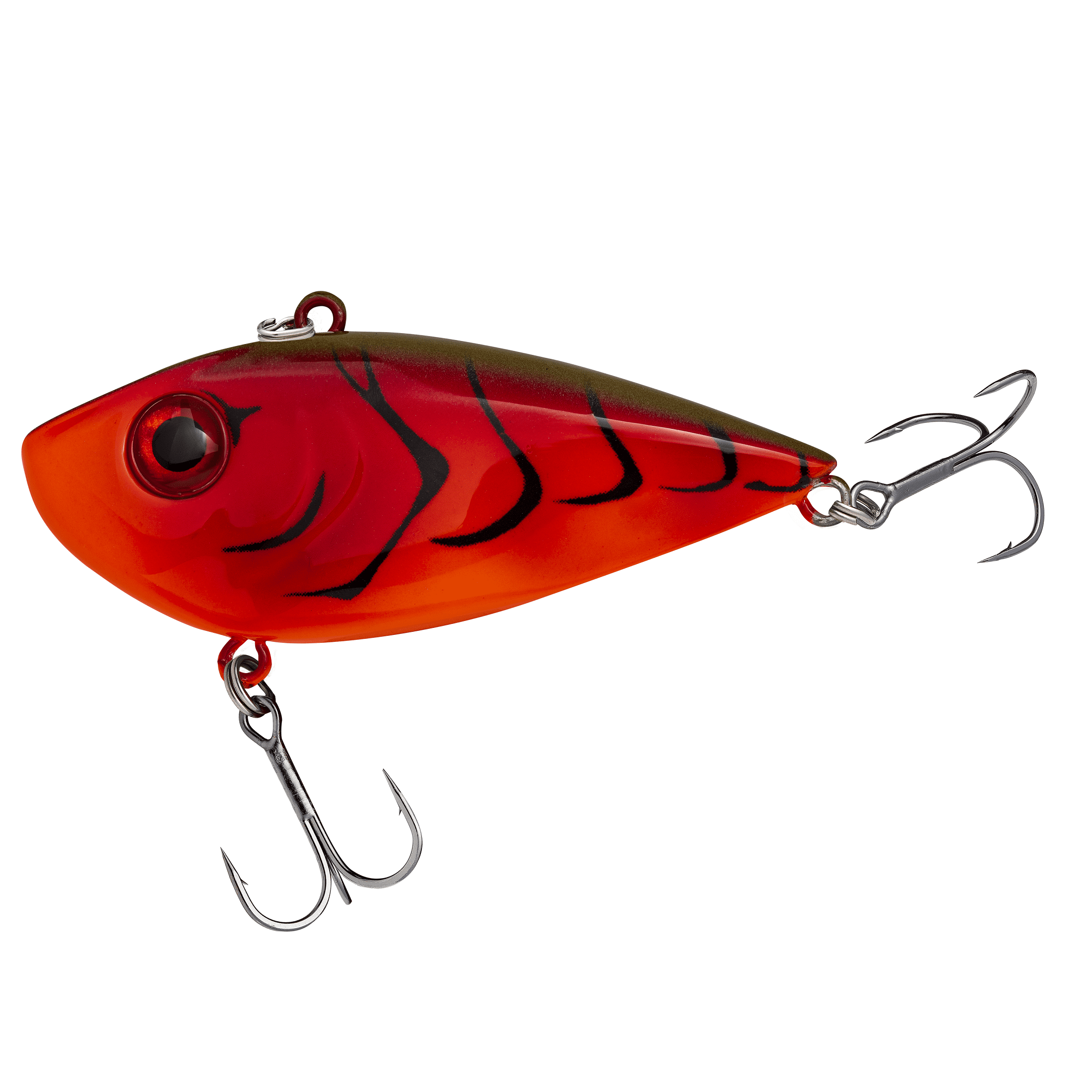 Strike King Red Eye Shad 1/2oz Fire Craw Bass Fishing Lure with Hooks ...