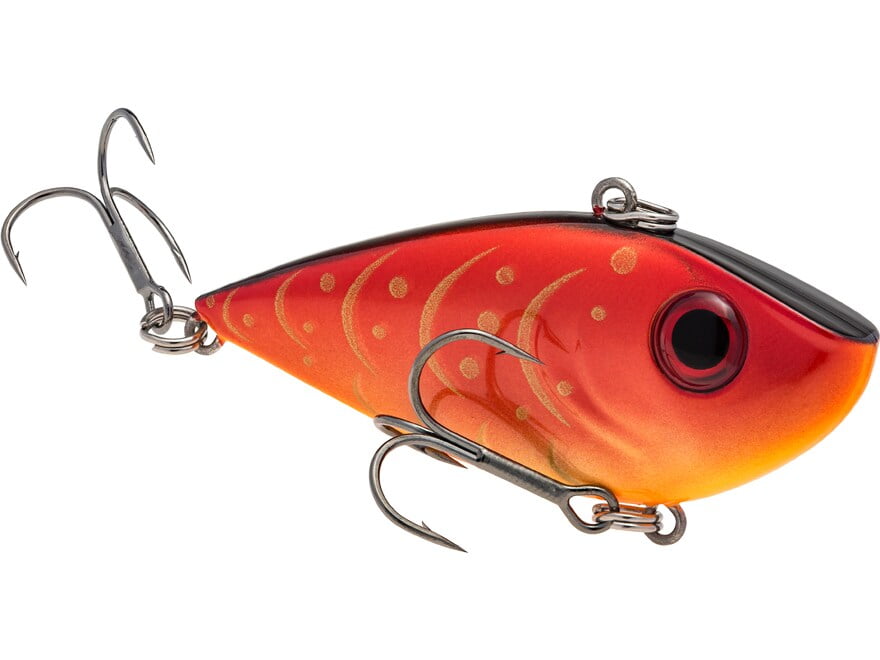 Strike King Red Eye Shad 3/4oz Sam Rayburn Red Fishing Lure with Hooks ...
