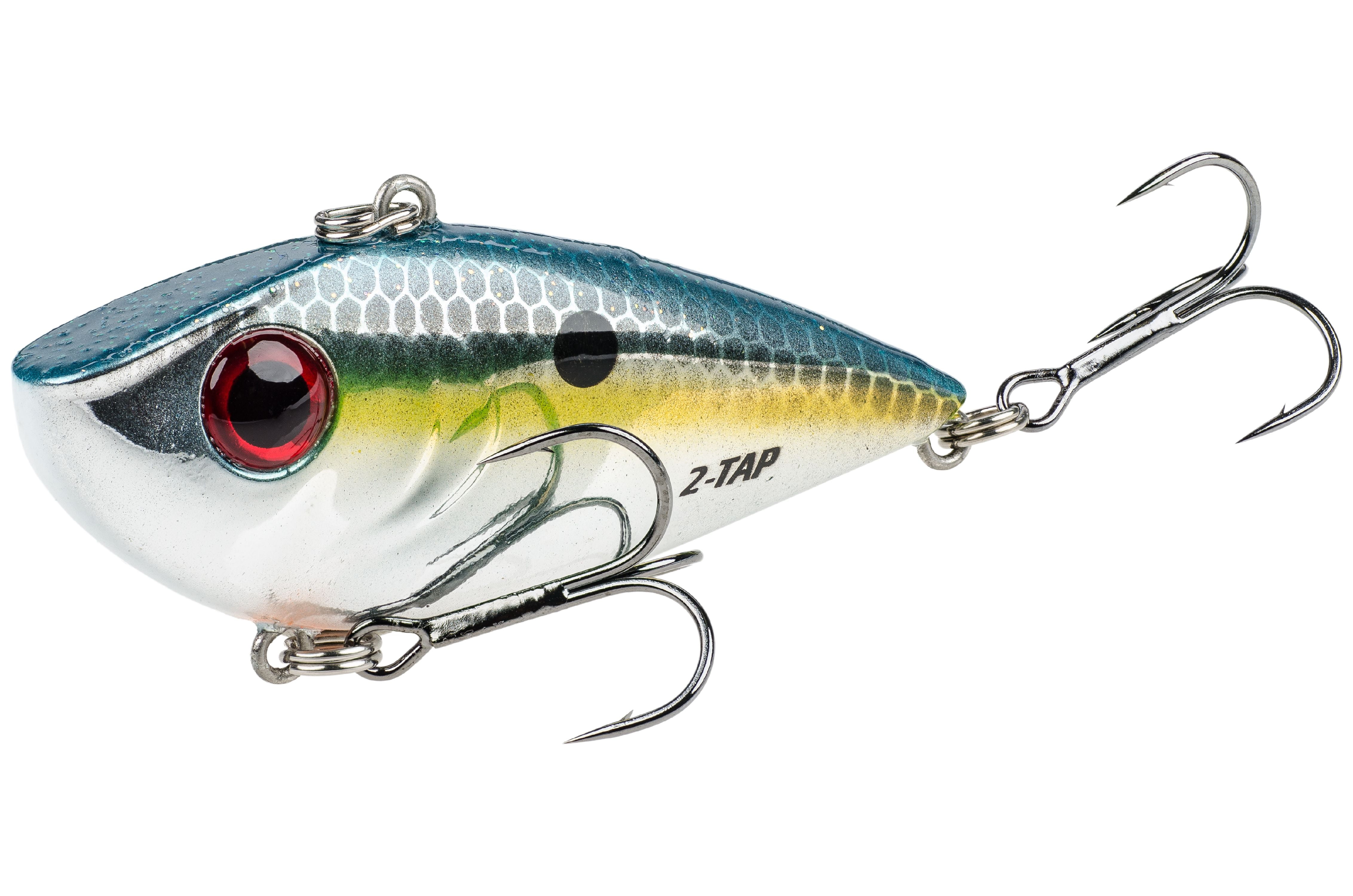 Strike King Red Eye Shad 1/2oz Chrome Sexy Shad Tungsten Crankbait with ...