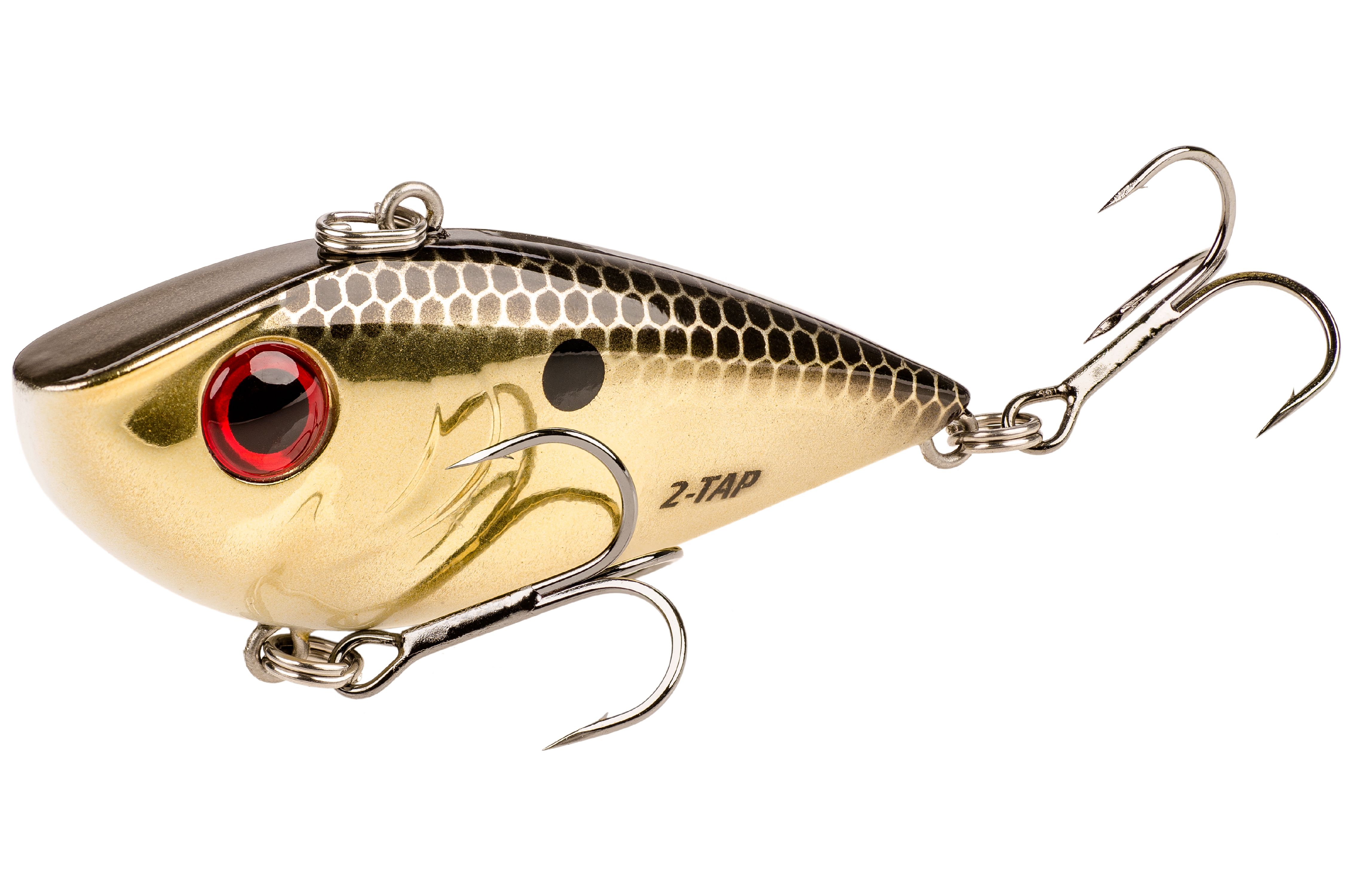 Strike King Red Eye Shad Tun 1/2oz Gold Black Back Tungsten Action ...