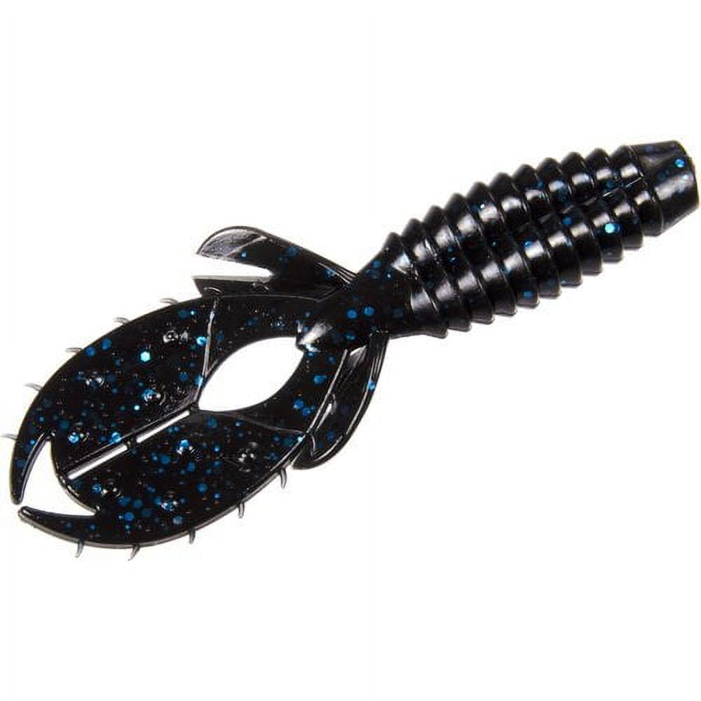 Strike King River Bug Blue Flake Soft Bait Lure - Walmart.com