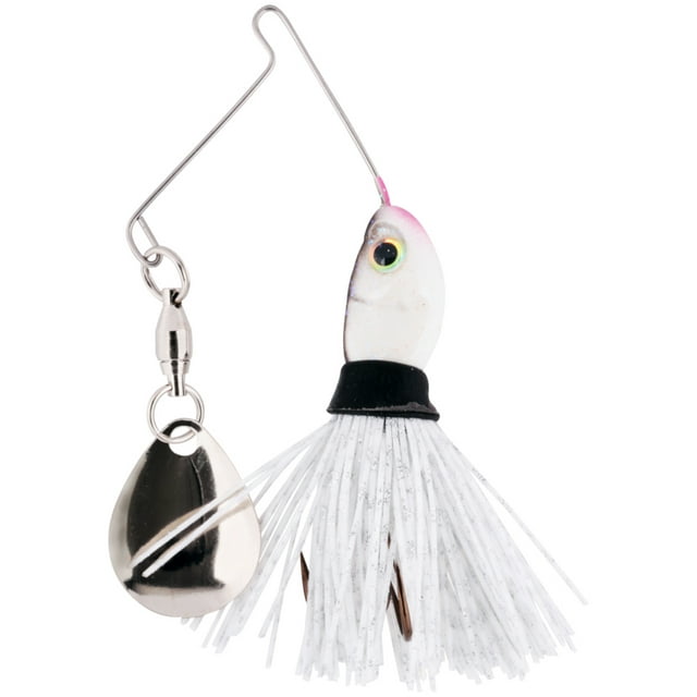 Strike King Rocket Shad Spinner 1/4 oz White Shadow Spinnerbait Lure ...