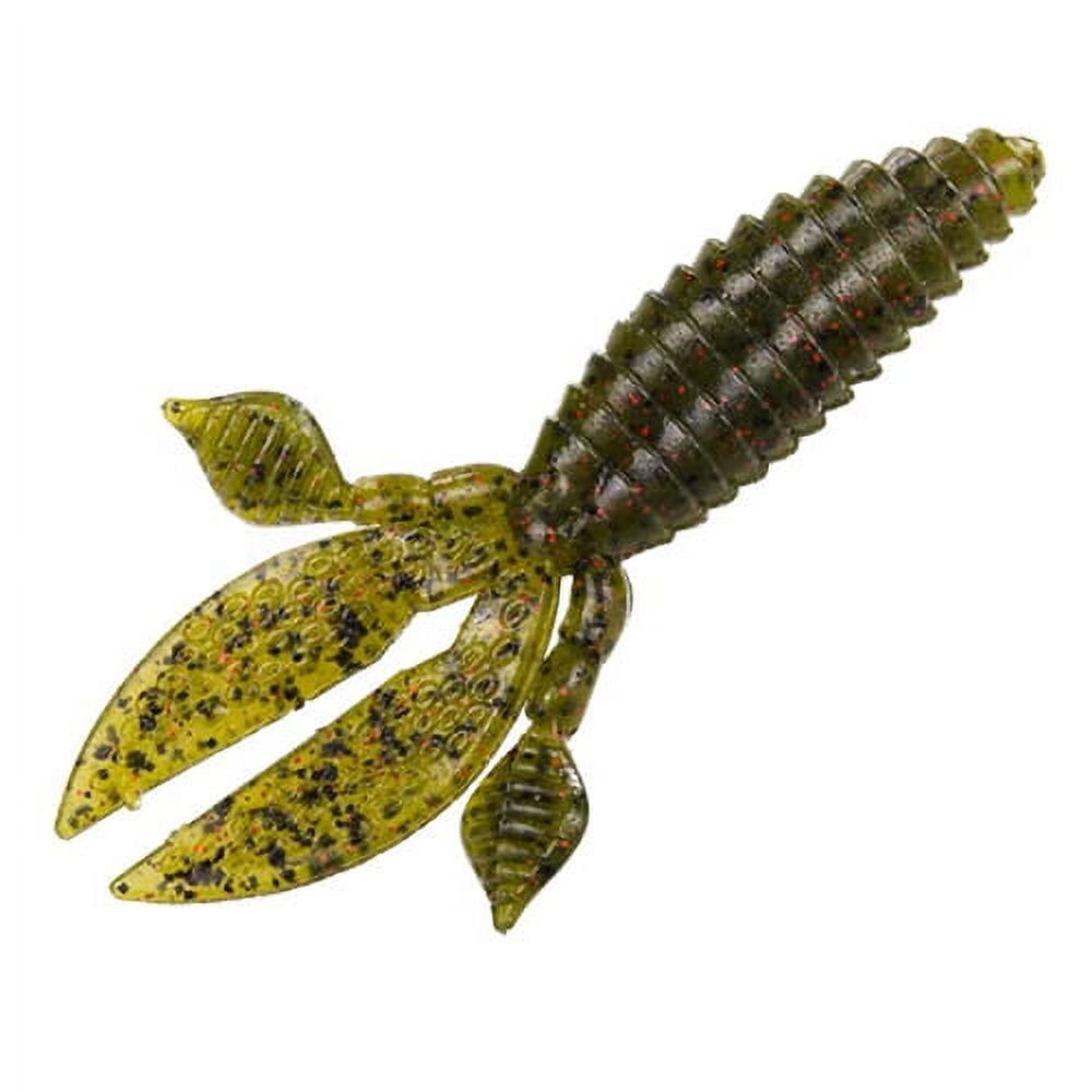 Strike King Rodent 4" Watermelon Red Black Soft Bait Lure - Walmart.com
