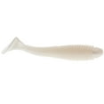 Strike King Saltwater Rage Swimmer 3.75 inch Soft Swimbait Lure, Pearl ...