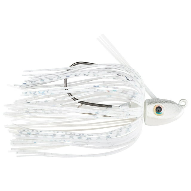 Strike King Tour Grade Swim Jig 3/8 oz Rage Menace White Swim Jig Lure ...