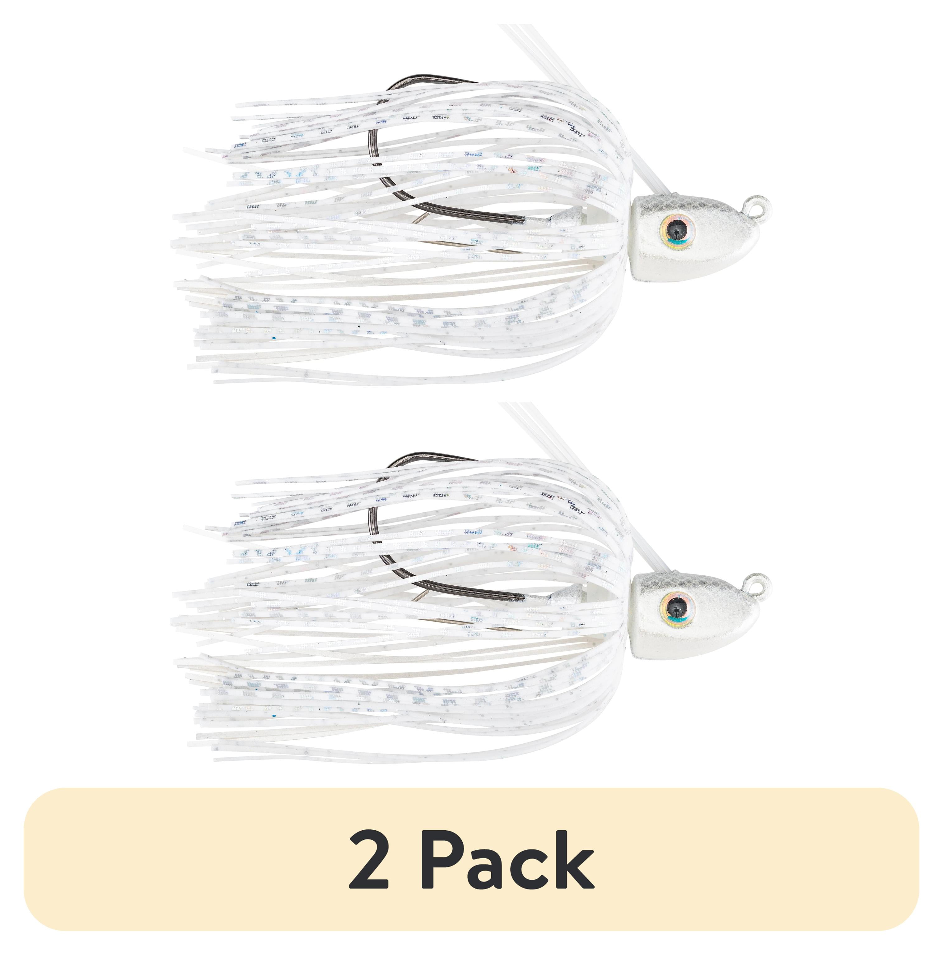 (2 pack) Strike King Tour Grade Swim Jig 3/8 oz Rage Menace White Swim ...