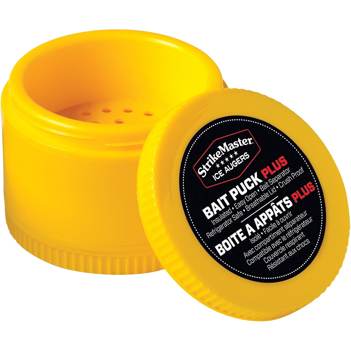 StrikeMaster Bait Puck Container Small 2 Per Pack 3" Diameter BP-1 ...