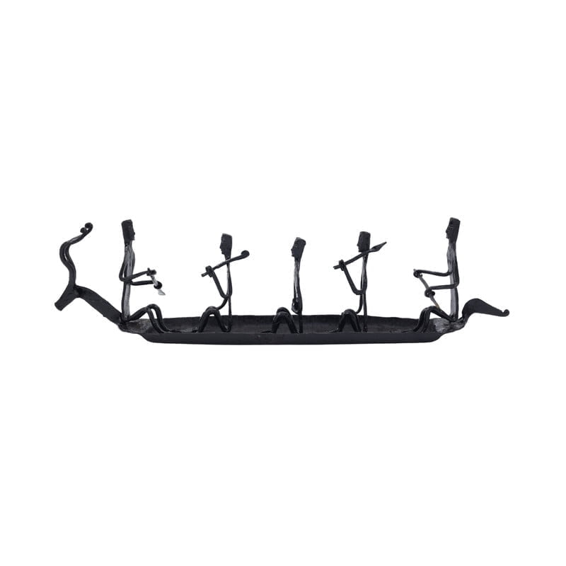 Striking Iron Rowers Sculpture – Visually Captivating Design Reflecting ...
