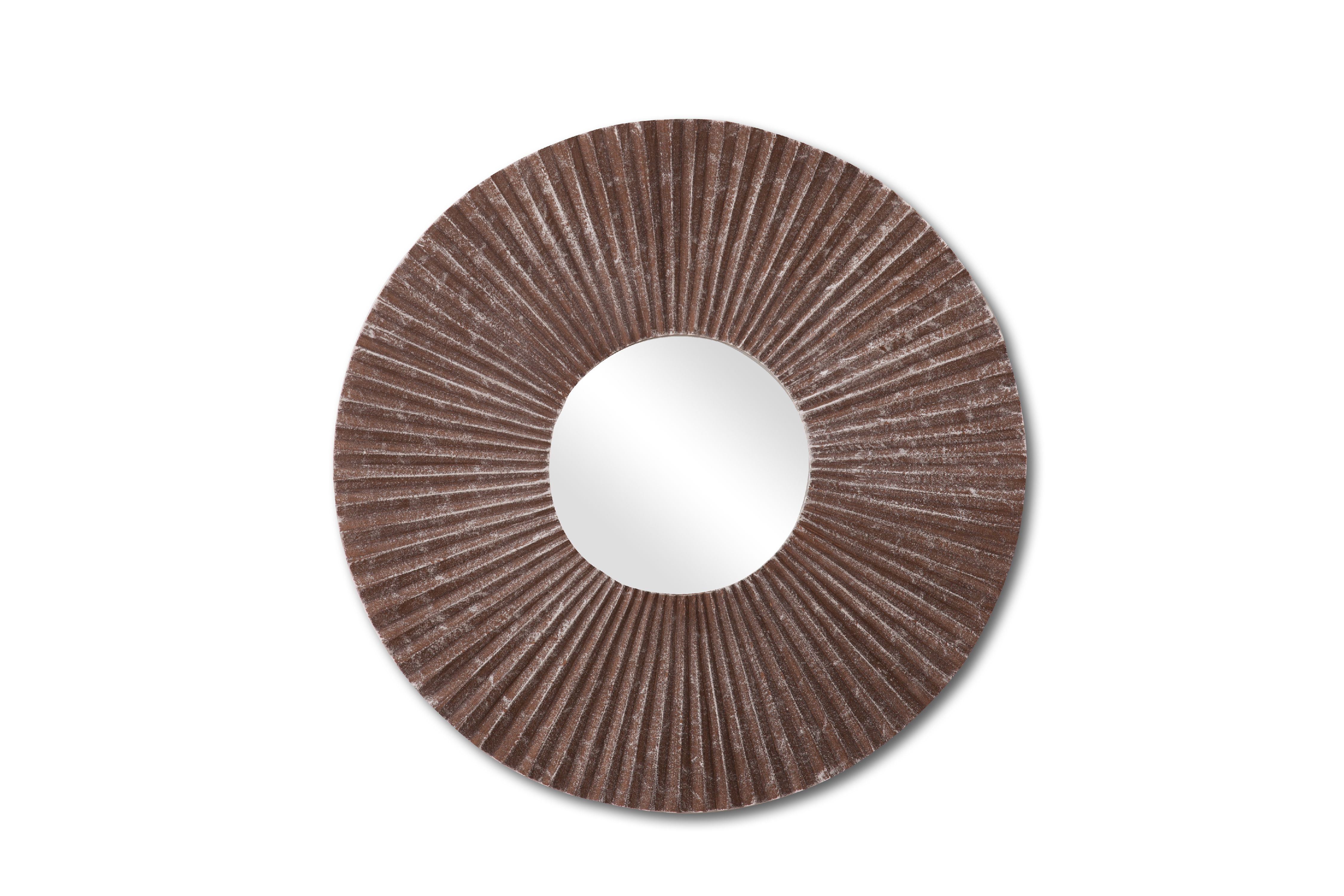 Striking Mirror Frame With Rays Design - Walmart.com