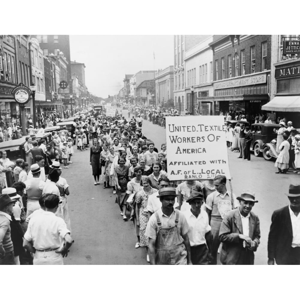 Striking Southern Textile Workers Celebrate Labor Day With A Parade And ...