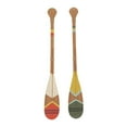 Striking Wood Oar Wall Decor 2 Assorted - Walmart.com