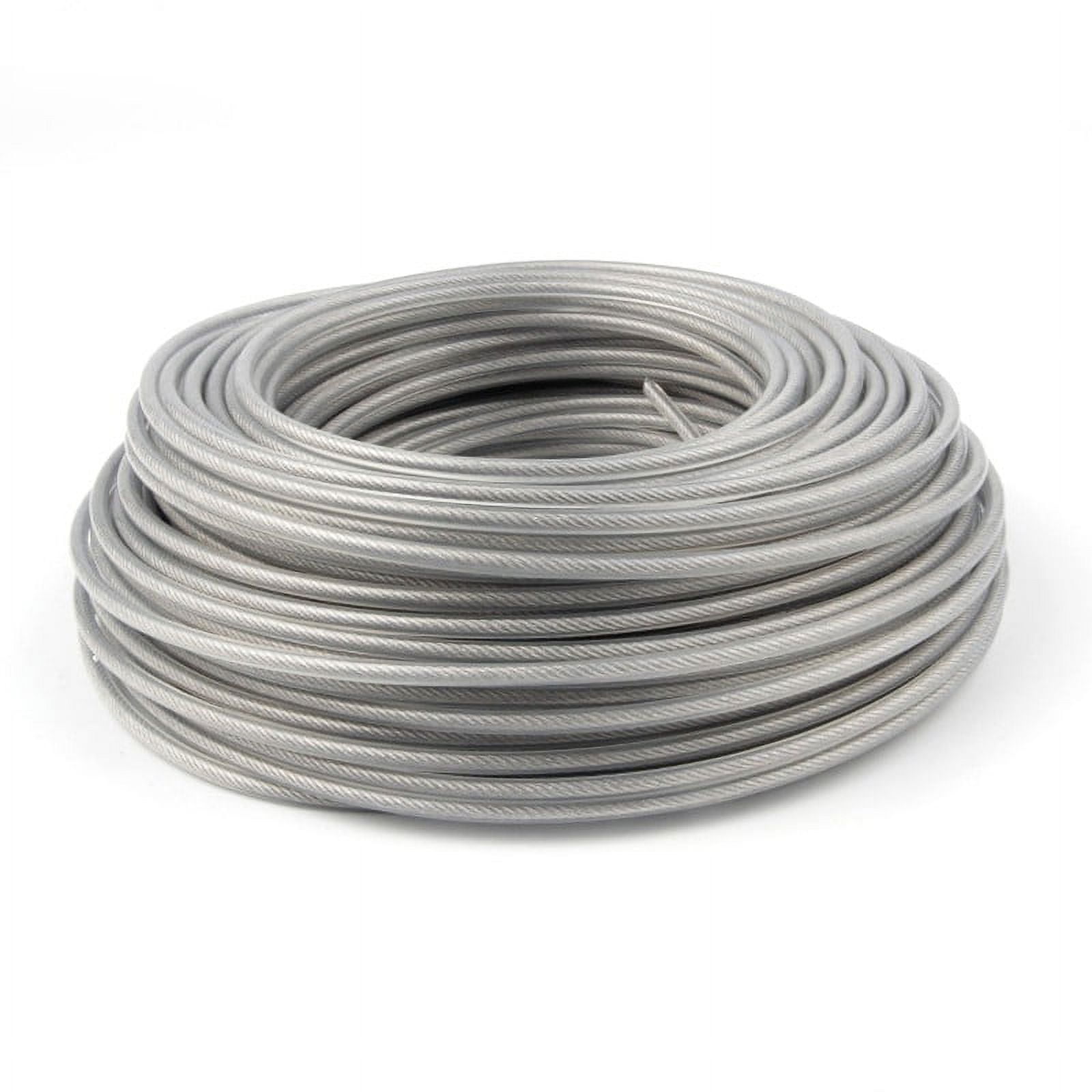 Strimmer Brushcutter Wire Cord Line 3mm Steel Wire Gray 35 Meters ...