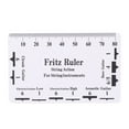 String Action Gauge Ruler Guitar Bass Plastic Luthier Height Measuring ...