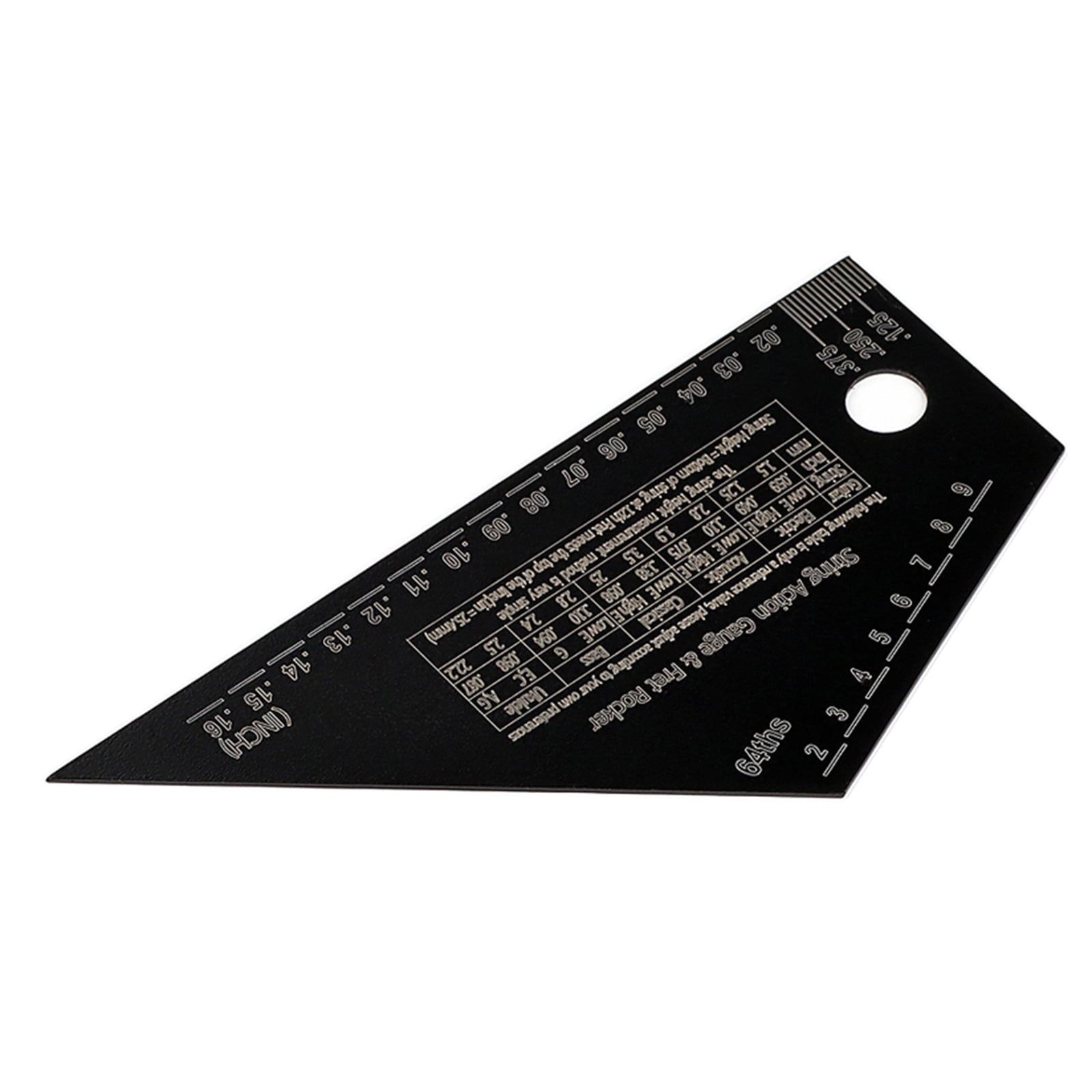 String Action Rulers Gauges Fret Rocker Leveling Guide Guitar String ...