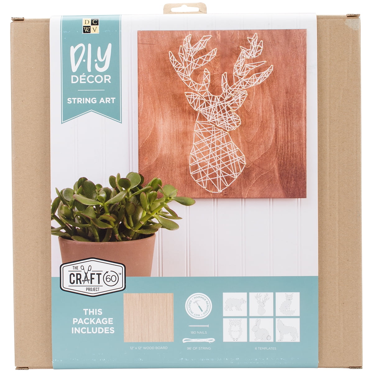 String Art Kit 12"X12"-Woodland Creatures - Walmart.com