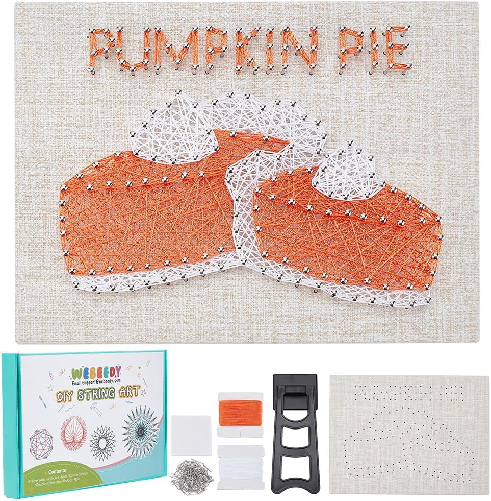 String Art Pumpkin Pie String Making Kit for Adults Beginners ...