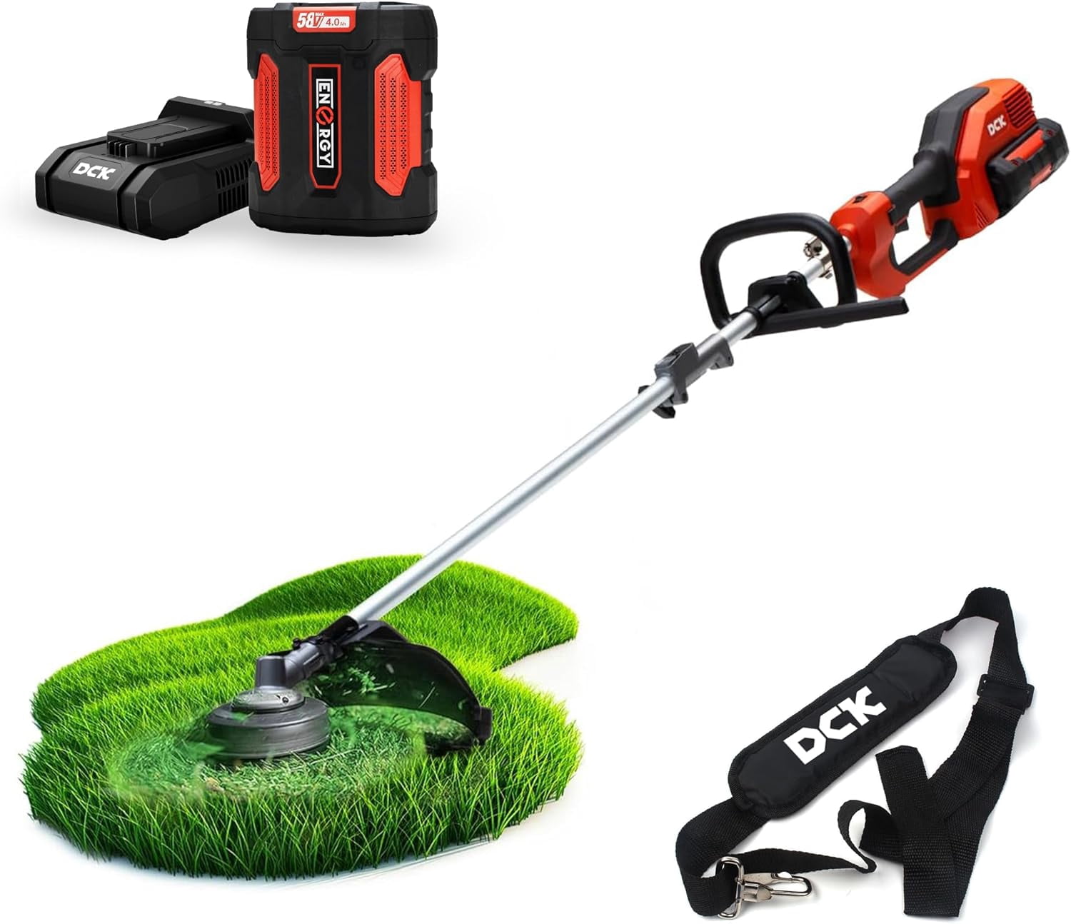 String Cordless, 58V 15" Brushless Weed Wacker with Rapid Reload and ...