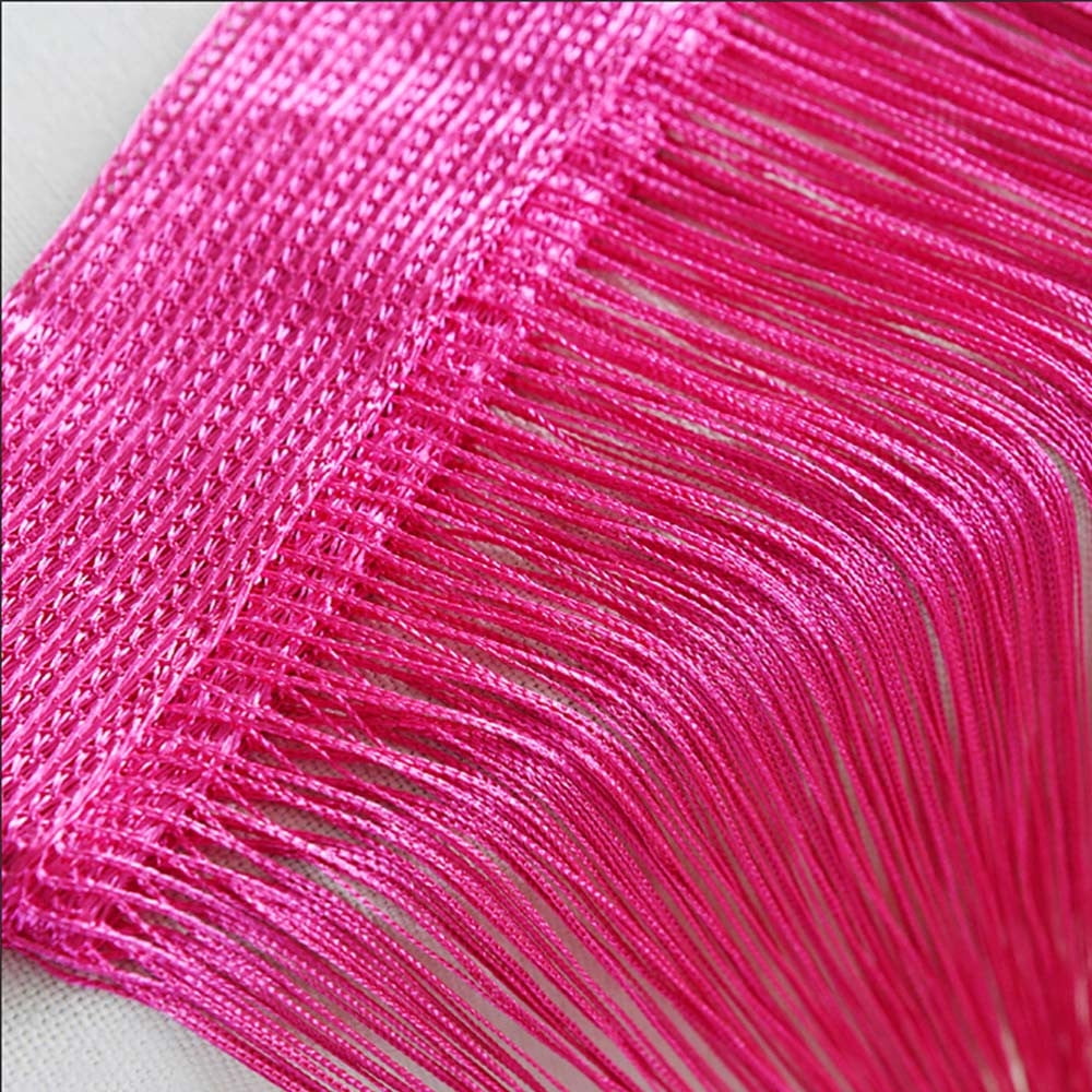 String Curtains for Doors & Windows | 100cm x 200cm Net Fringe Panel ...