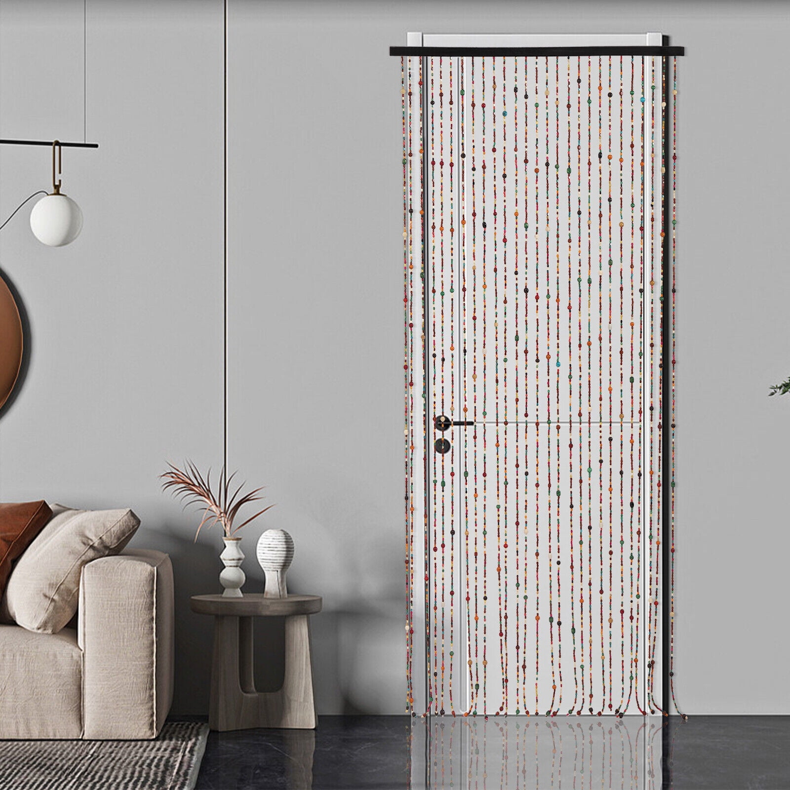 String Door Curtain Beads Room Divider Fringe Window Panel Drapes Home ...