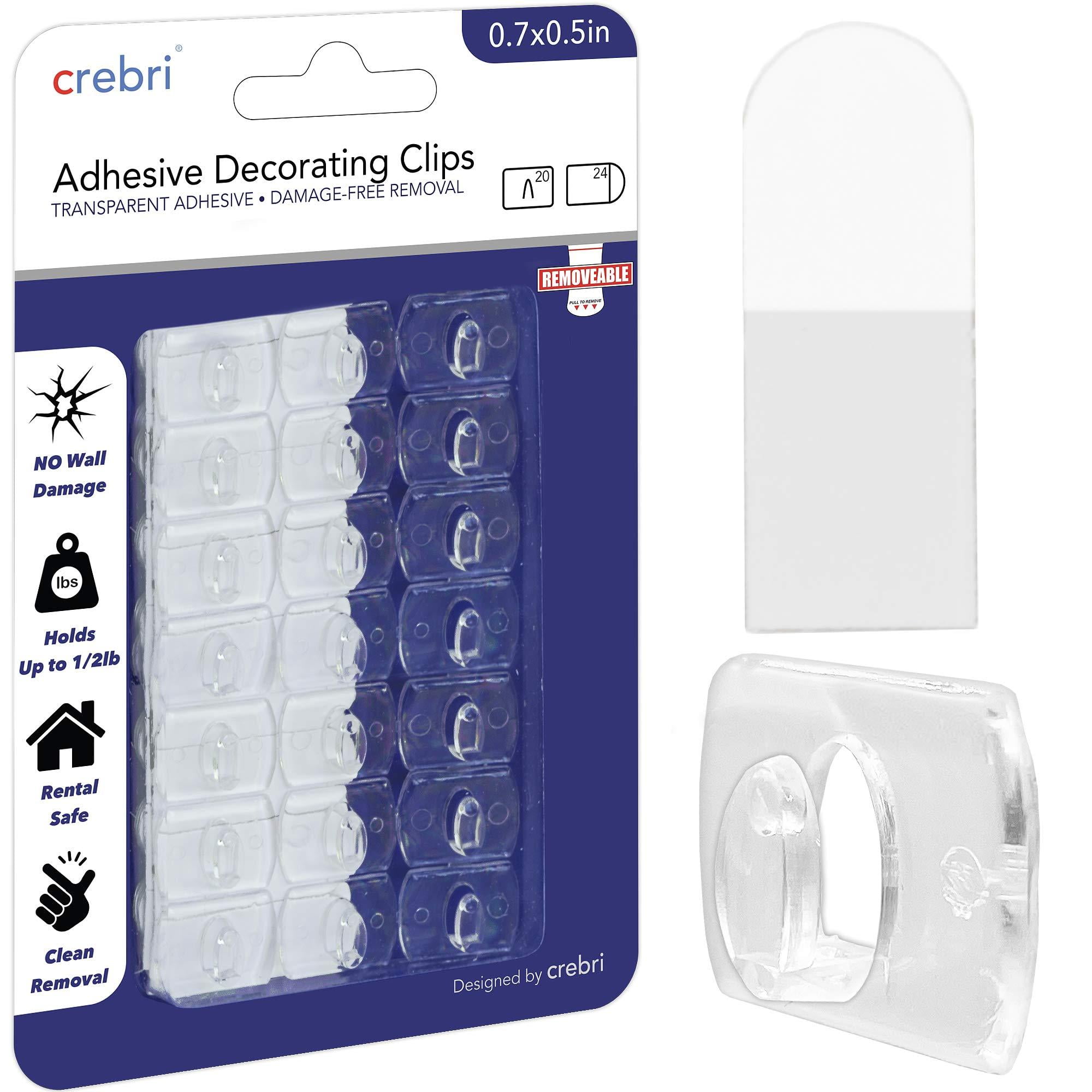 String Light Clips, Clear Hooks Mini Light Clips, Adhesive Fairy Lights ...