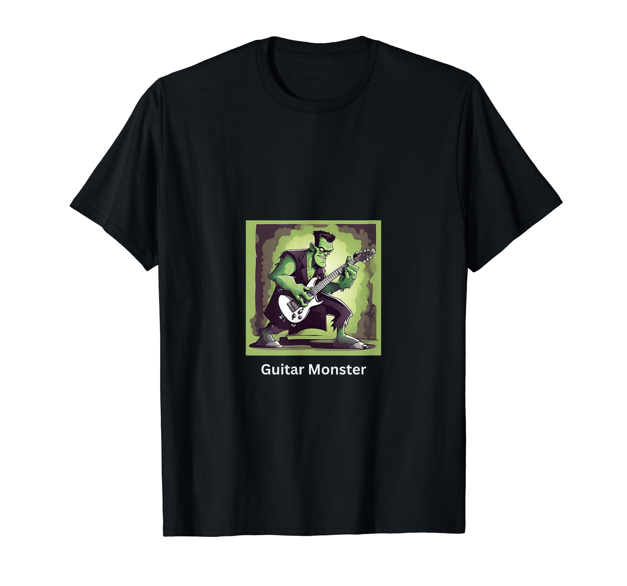 String Monster Funny Guitarist Joke Guitar Humor Halloween T-Shirt ...