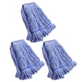 String Mop Heads Replacement Heavy Duty Commercial Grade Blue Cotton ...