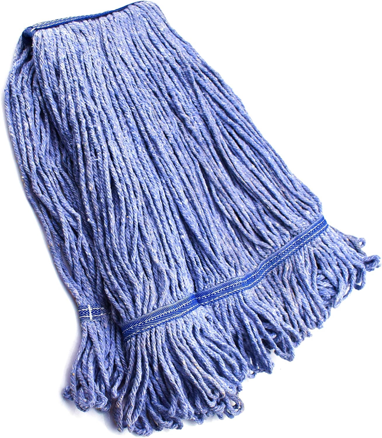 String Mop Heads Replacement Heavy Duty Commercial Grade Blue Cotton ...