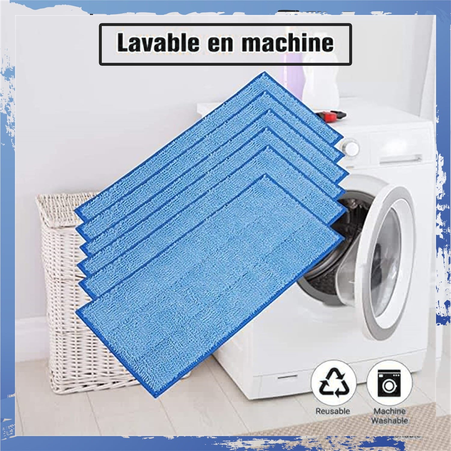 String Mops for Floor Cleaning with Wringer Mop with Clean And Water ...