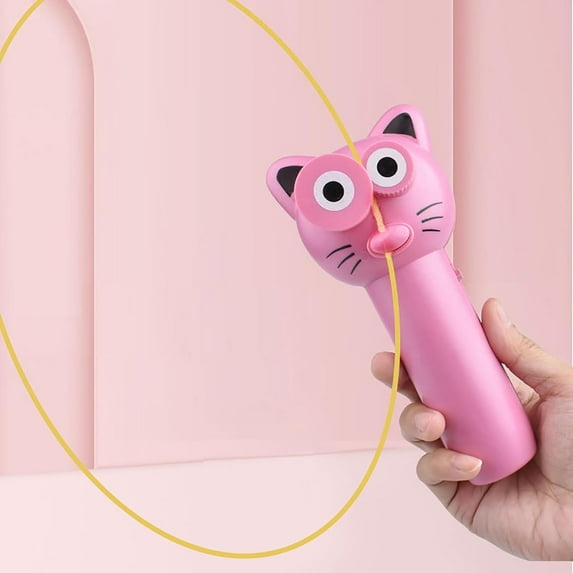 String Shooter Toy Cat Teasing Toys Safe Fun Fidget Toy Rope Launcher ...