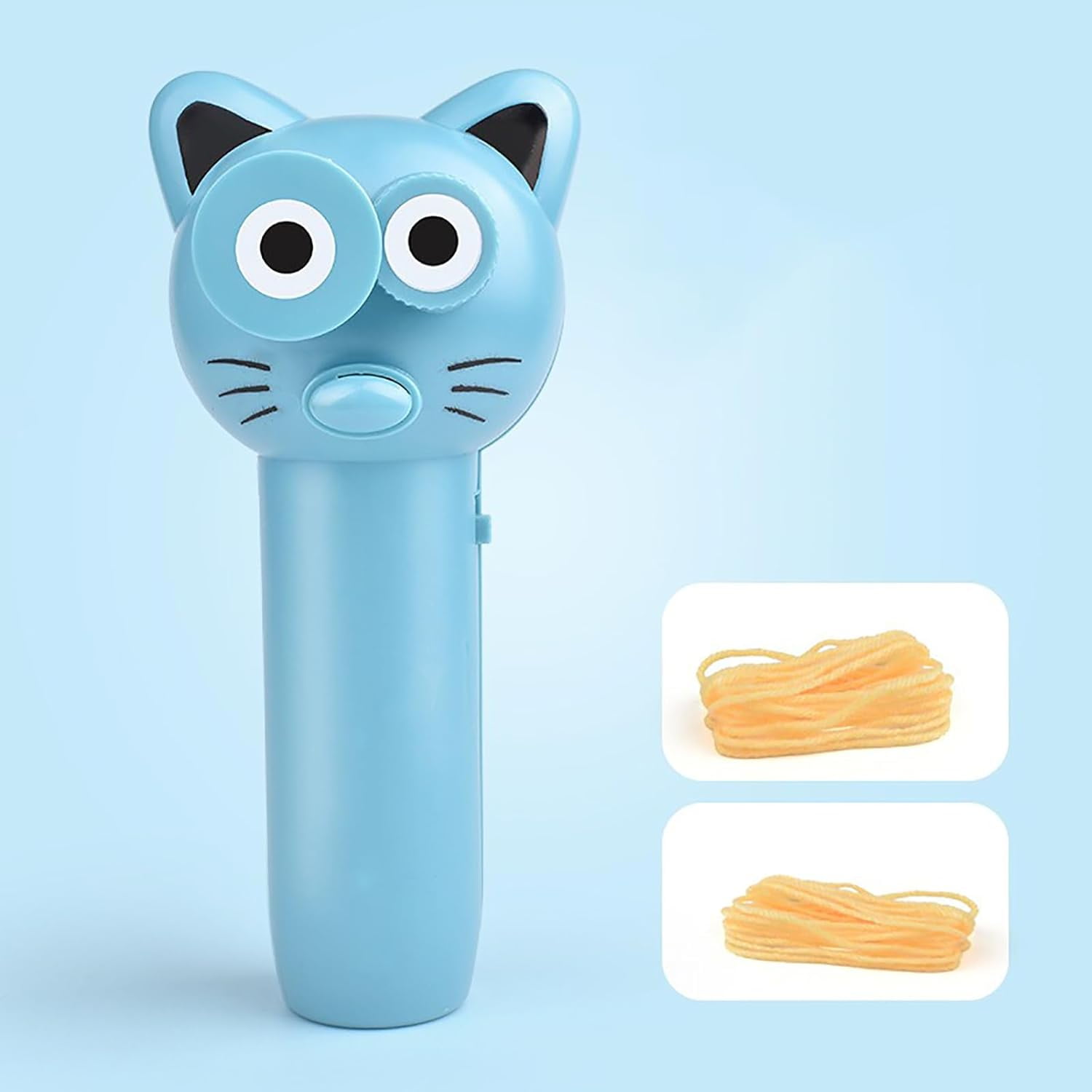 String Shooter Toy Cat Teasing Toys Safe Fun Fidget Toy Rope Launcher ...