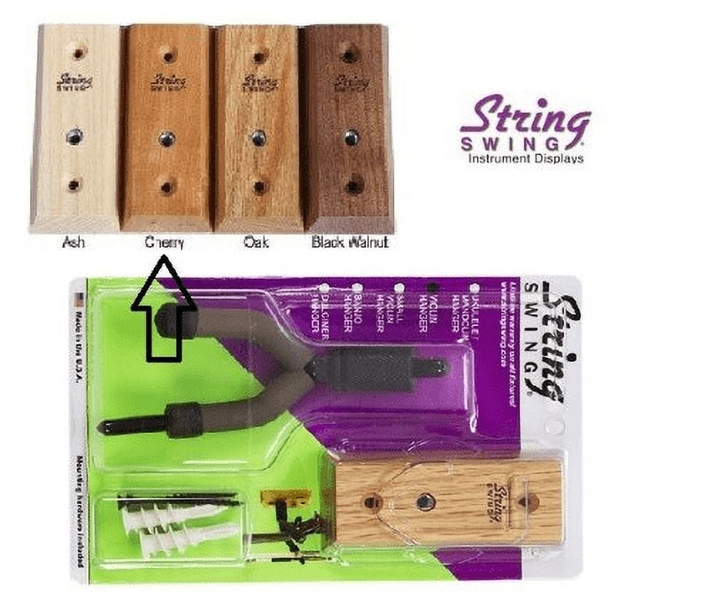 String Swing CC01V-C Hardwood Home & Studio Wall Mount Violin Hanger ...