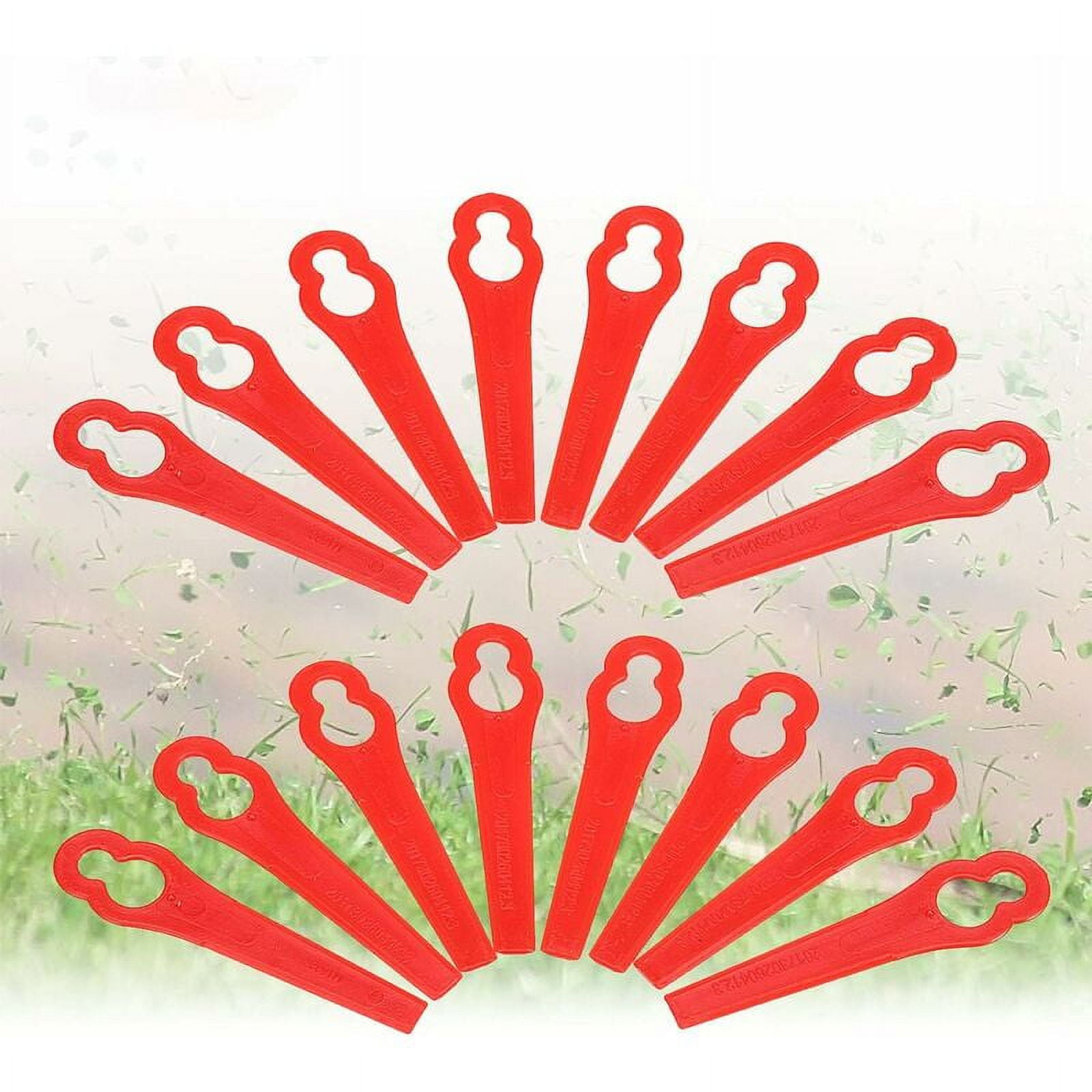String Trimmer Blade, 100pcs Replacement Plastic Blades Edge Trimming ...