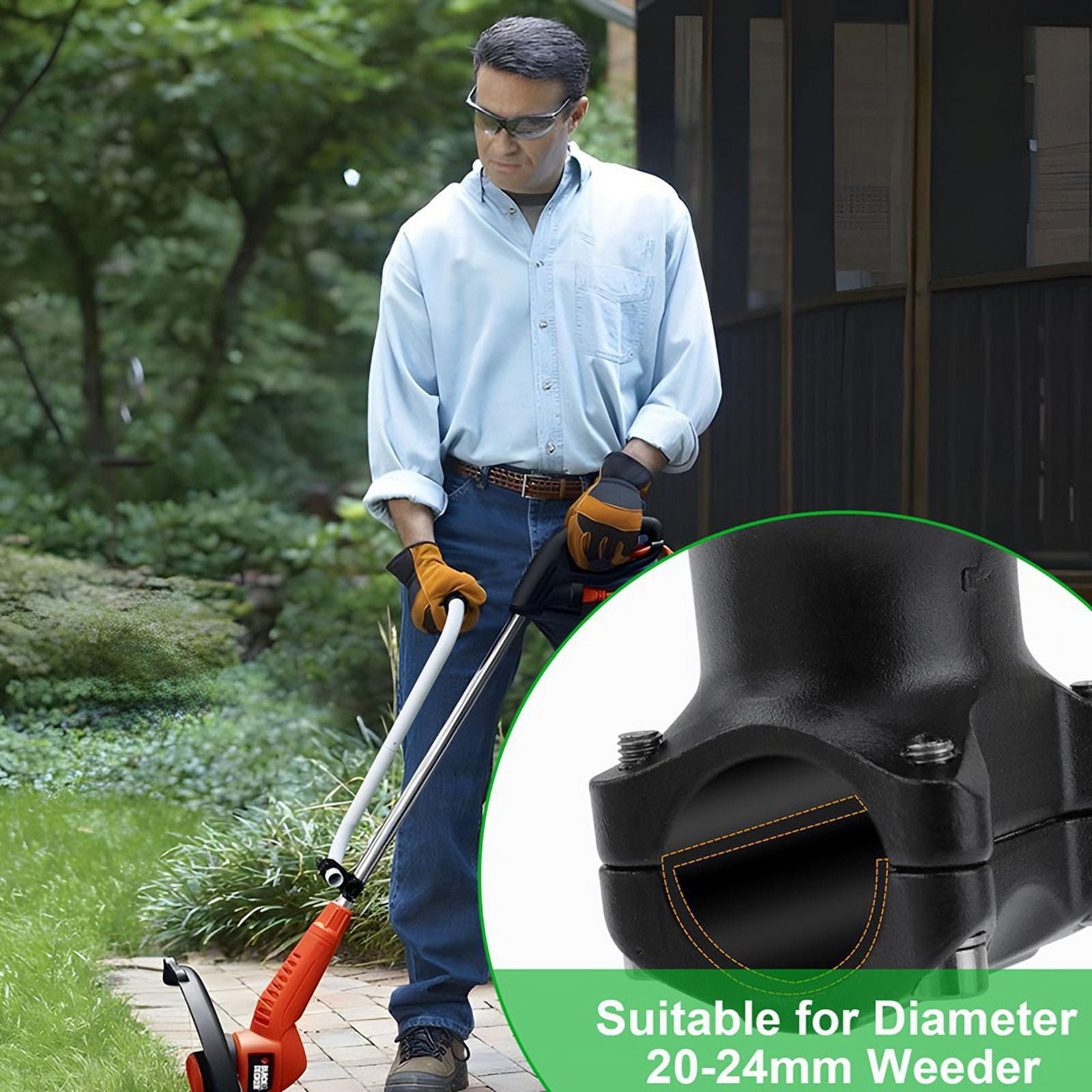 String Trimmer Handle, Weed Eater Handle Extension, Ergonomic Grip ...